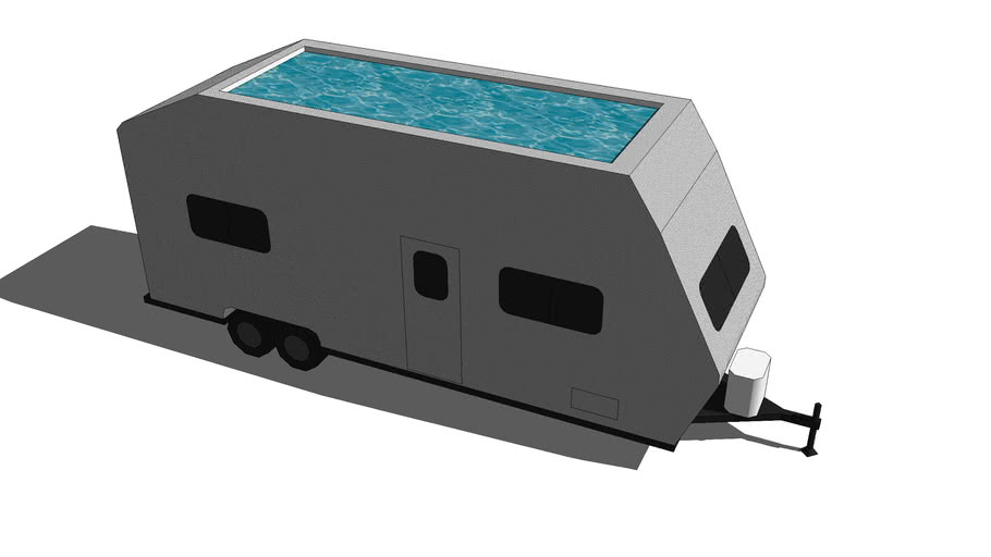 Een caravan | 3D Warehouse