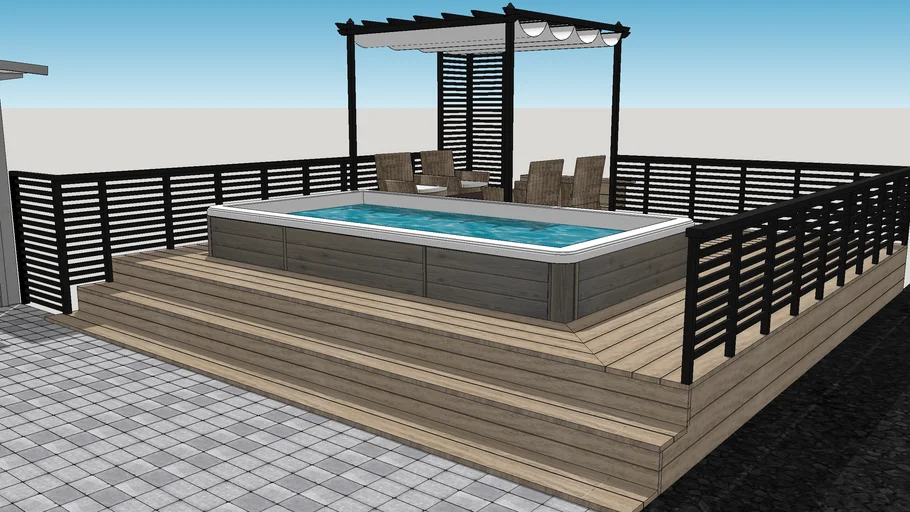 Swimspa/swimming pool | 3D Warehouse