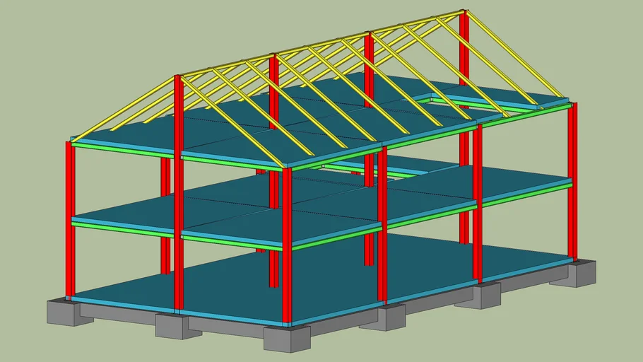 2 Storey Building | 3D Warehouse