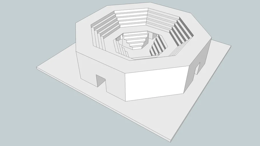 Modelo 3d Do Octogono