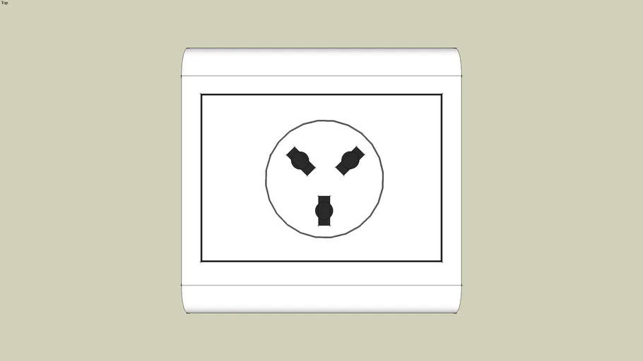 home electrical outlet - europe | 3D Warehouse