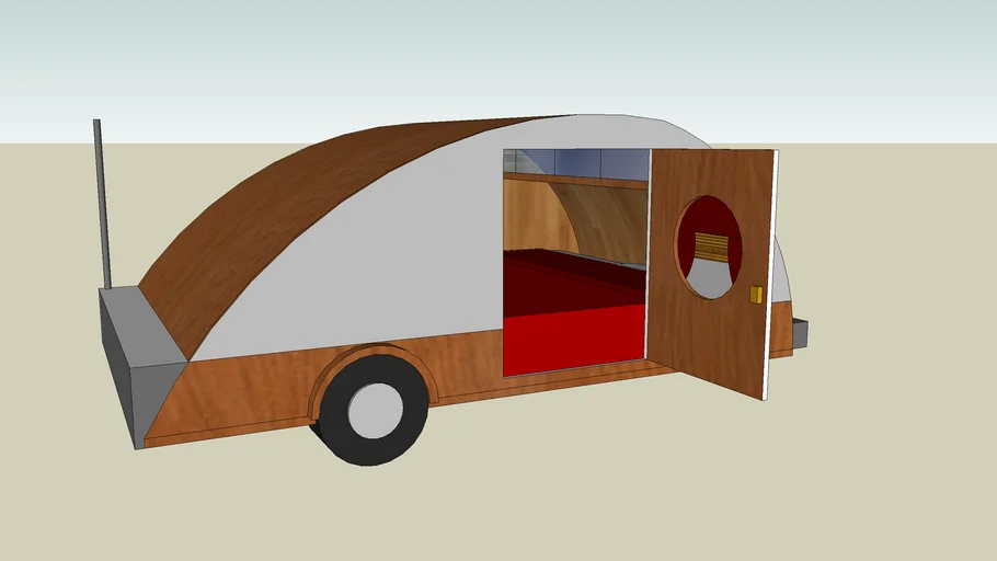 tear drop camper | 3D Warehouse
