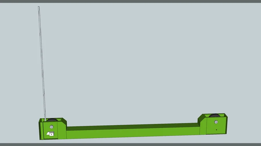 4Post Lift Cross Arm | 3D Warehouse