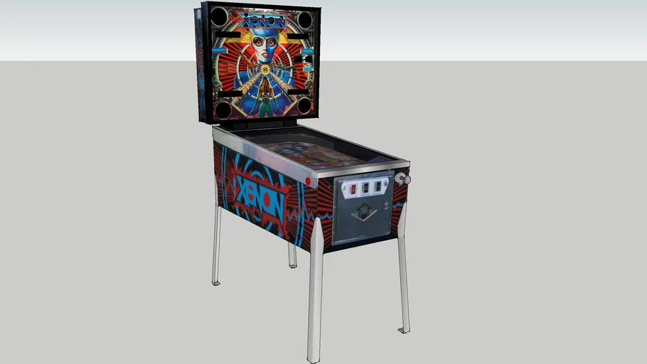 Xenon pinball arcade game | 3D Warehouse