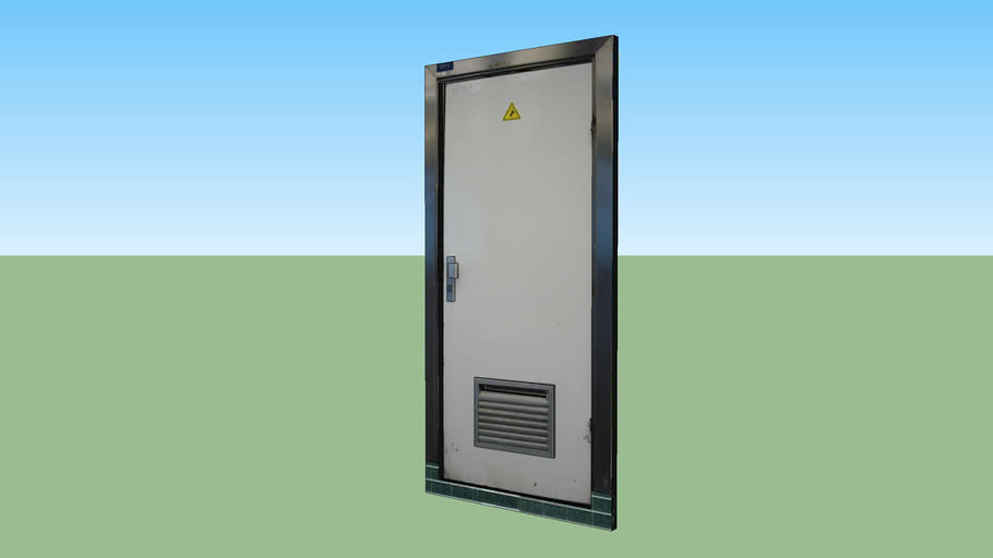 Paris Metro Technical Room Access Door | 3D Warehouse