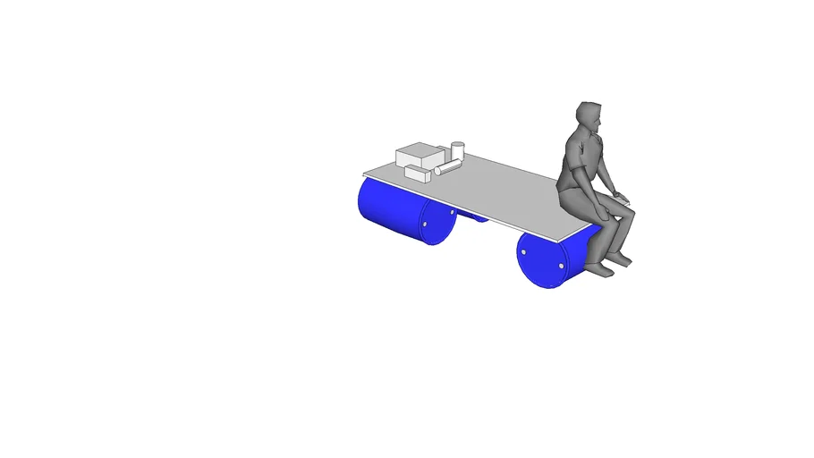 Simple Raft with ballasting | 3D Warehouse