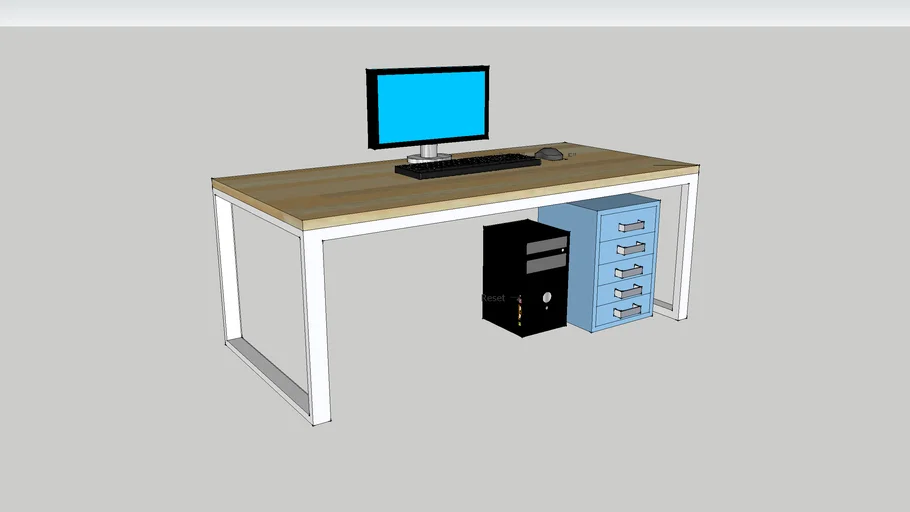The Computer Table | 3D Warehouse