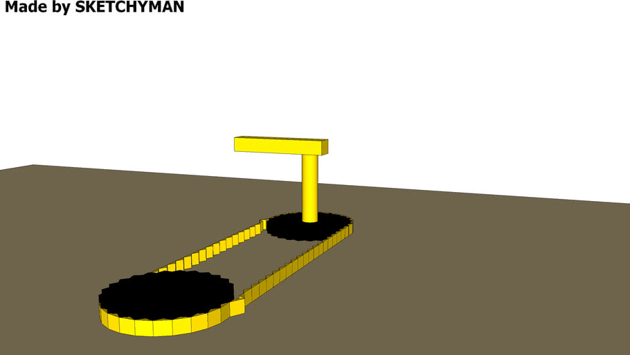 Gears with chain | 3D Warehouse