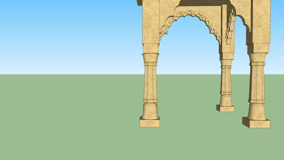 chhatri - exploded file | 3D Warehouse