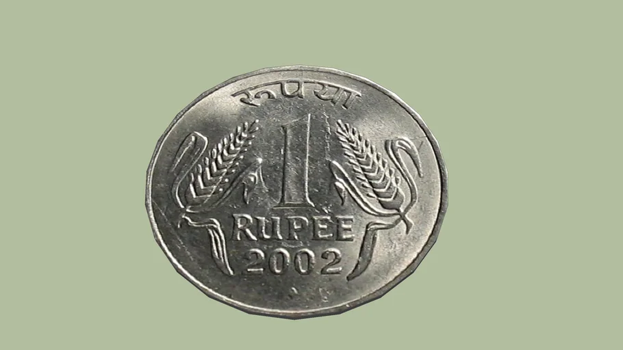 One Rupee Coin of India | 3D Warehouse