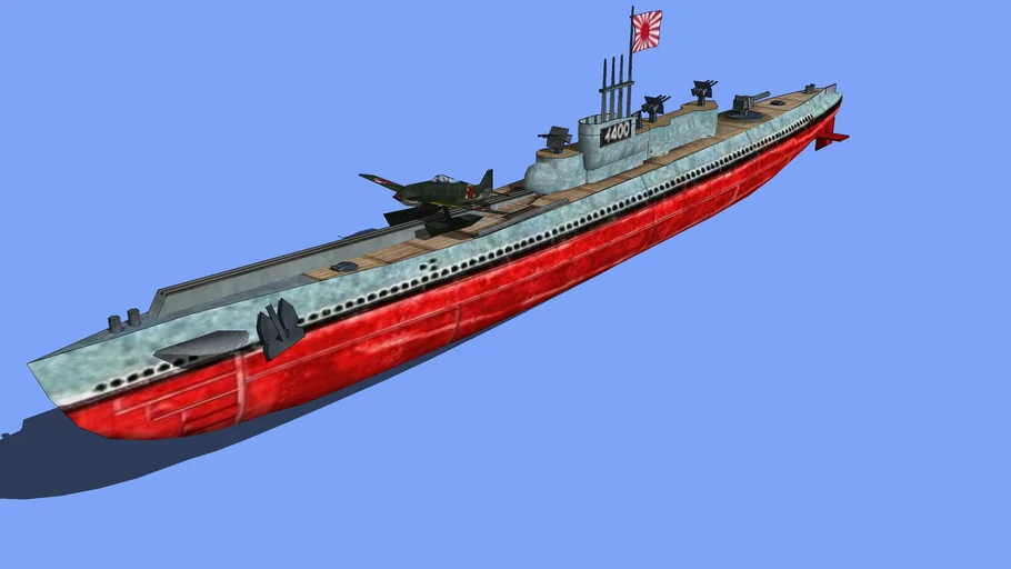 I-400 submarine (low poly) | 3D Warehouse