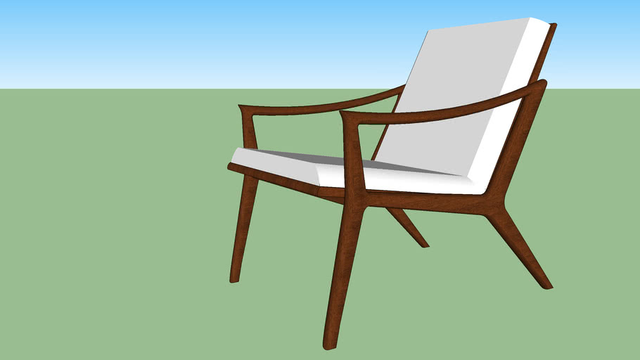 Wooden Easy chair | 3D Warehouse