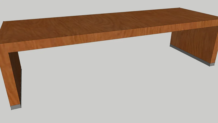 wooden table | 3D Warehouse