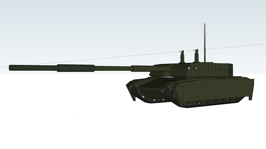 T-64HK main battle tank 125mm | 3D Warehouse