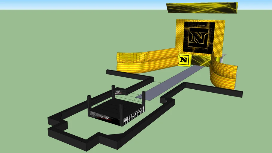 My 1st WWE Arena (Royal Rumble Nexus Entrance) | 3D Warehouse