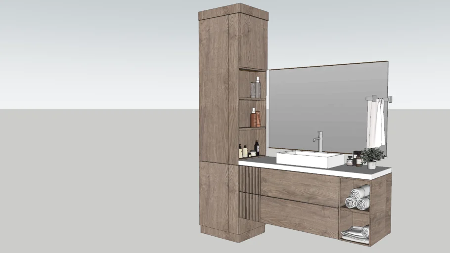 vanity_bathroom | 3D Warehouse