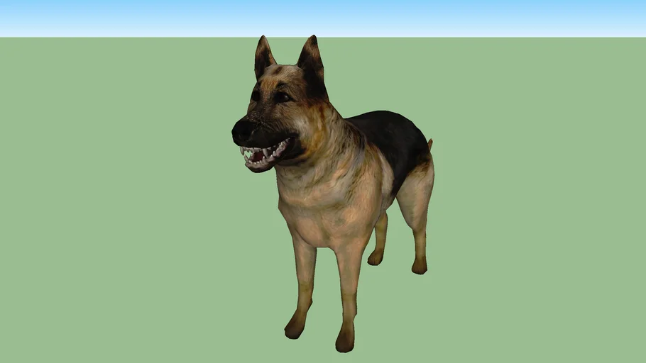 Dog Shepherd 2 (Low poly) | 3D Warehouse