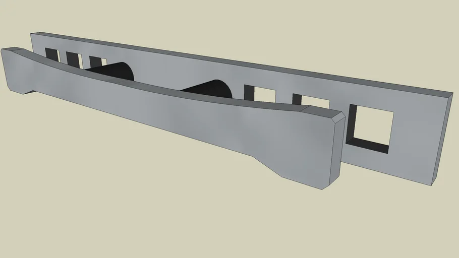 Drawer pull | 3D Warehouse