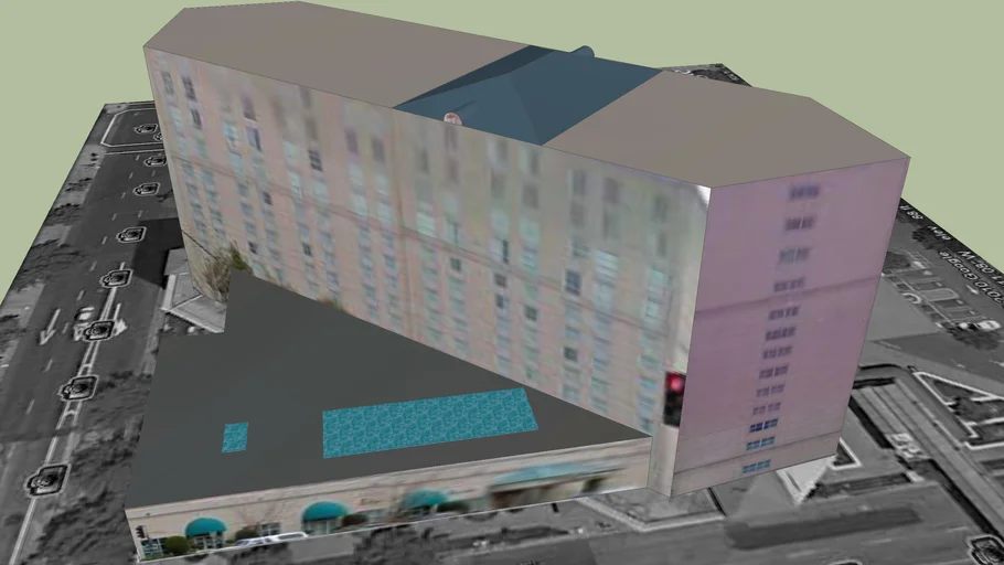 Doubletree Hotel, Modesto, CA | 3D Warehouse