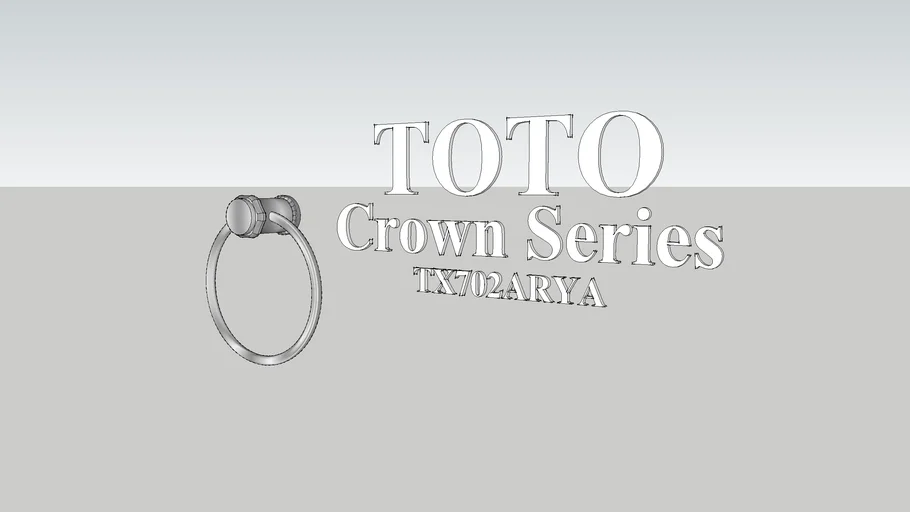 Hand Towel Holder TOTO | 3D Warehouse