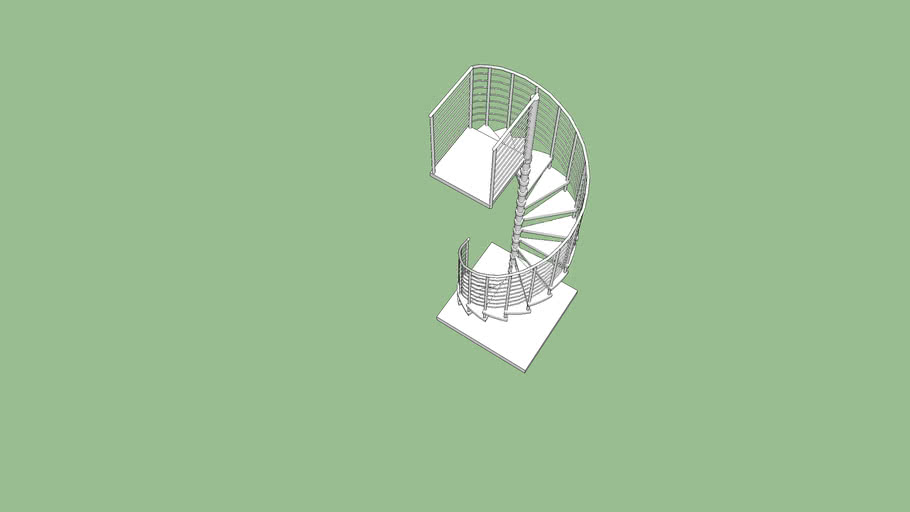 STAIRS IRON ROTATE (tangga besi putar) | 3D Warehouse