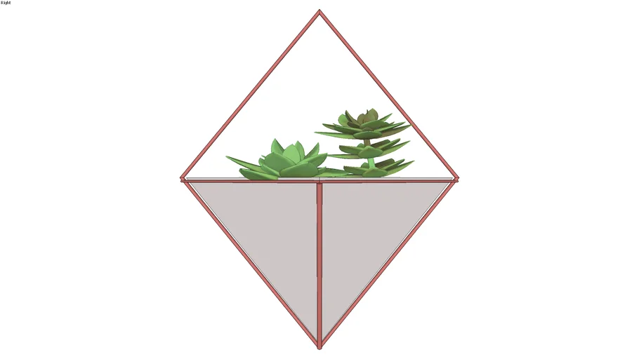 Cachepot Ceramica Triangulo | 3D Warehouse