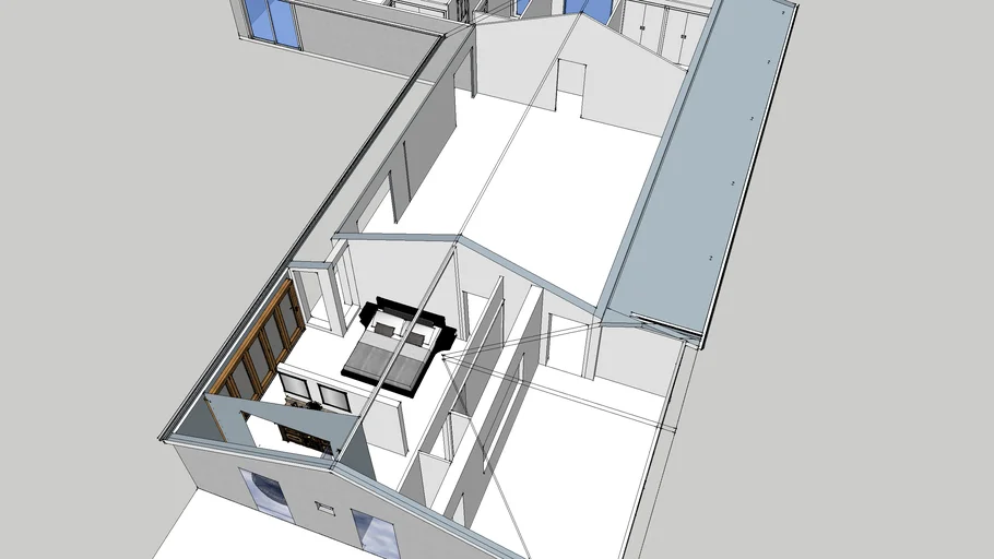 Steves house no roof | 3D Warehouse
