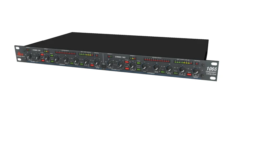 dbx 1066 - Dual Mono/Stereo Compressor/Limiter with Gate | 3D Warehouse