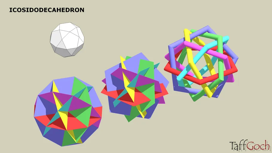 Icosidodecahedron | 3D Warehouse