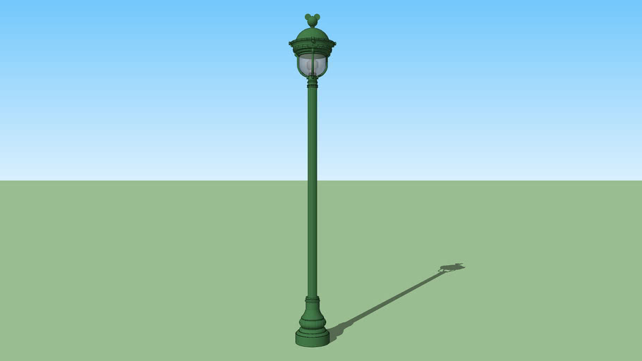 Anaheim Street Light Design at Disneyland Drive | 3D Warehouse