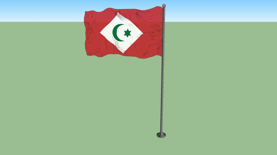 Flag of the Republic of the Rif | 3D Warehouse