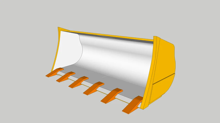 Front loader bucket | 3D Warehouse