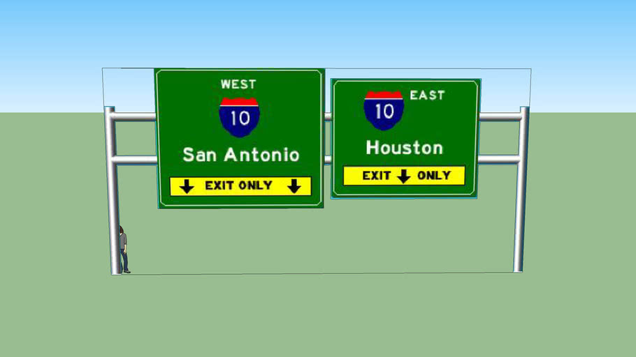 Highway Signs 1.1 | 3D Warehouse