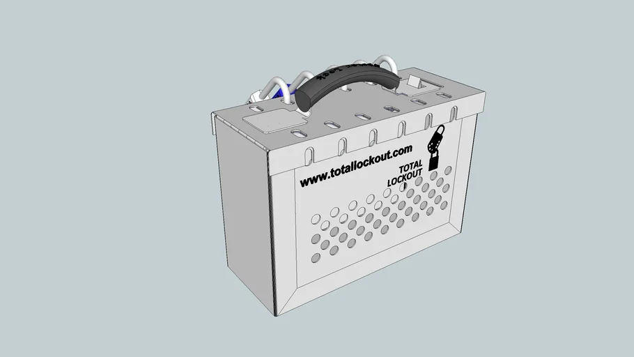 Stainless Lockout Box | 3D Warehouse