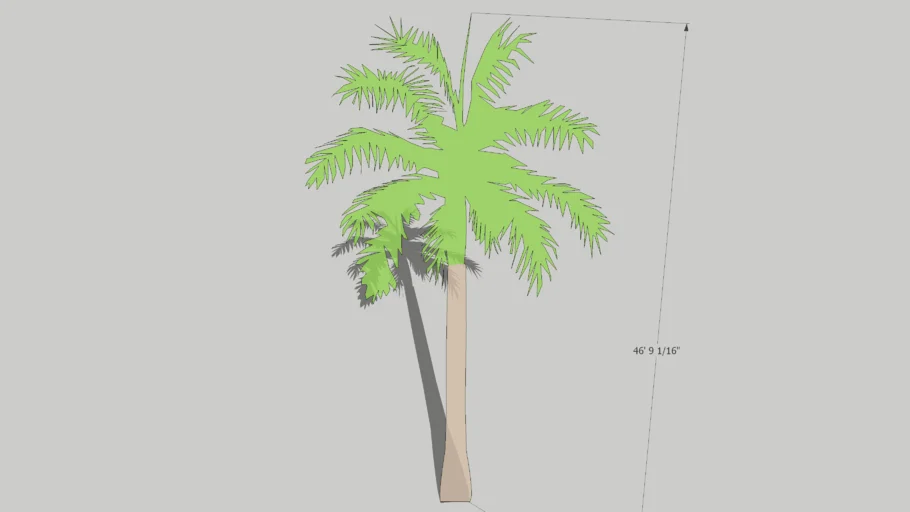 2D Schematic Palm Tree | 3D Warehouse