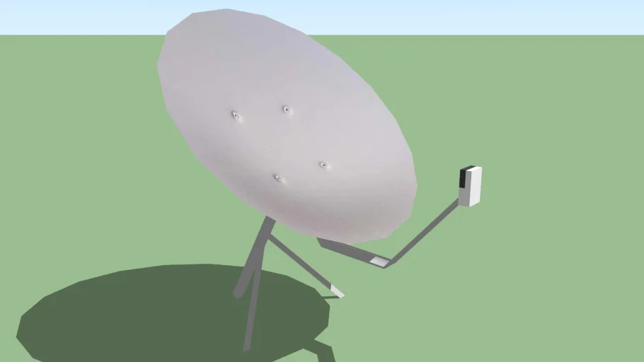 Zippo optimized satellite dish 60cm-type2 | 3D Warehouse