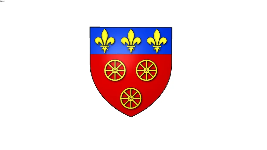 blason de la ville de Rodez | 3D Warehouse