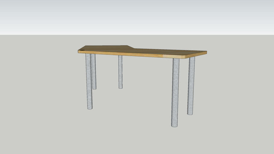 Angle Desk | 3D Warehouse