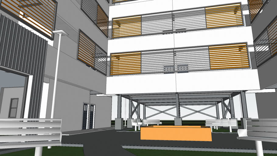 modelo de Edificio de Apartamentos | 3D Warehouse