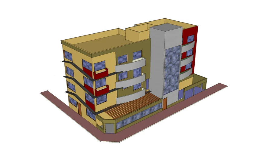 VIVIENDA MULTIFAMILIAR + COMERCIO | 3D Warehouse
