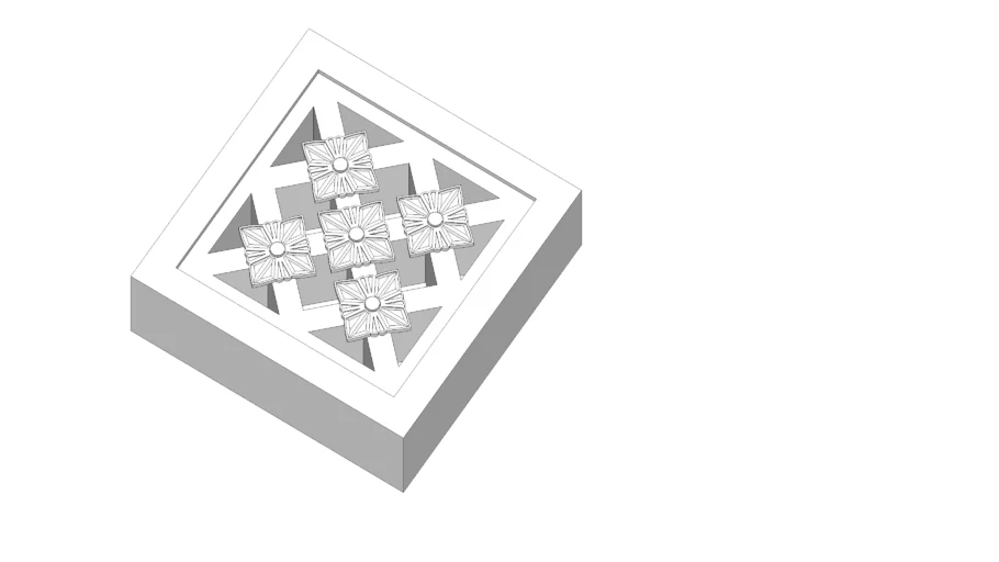 Roster 20x20cm | 3D Warehouse