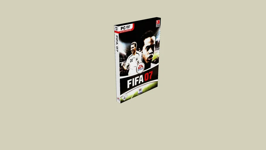 Fifa 07 game case | 3D Warehouse
