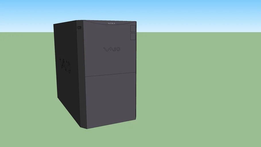 Sony Vaio desktop computer tower (PCV-90) | 3D Warehouse