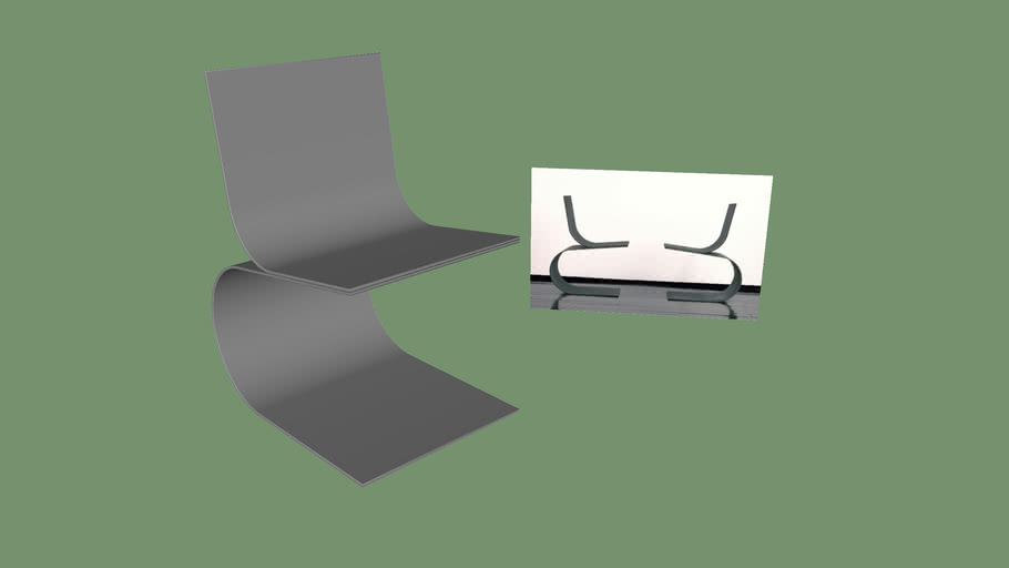 TWO CURVED Chair | 3D Warehouse
