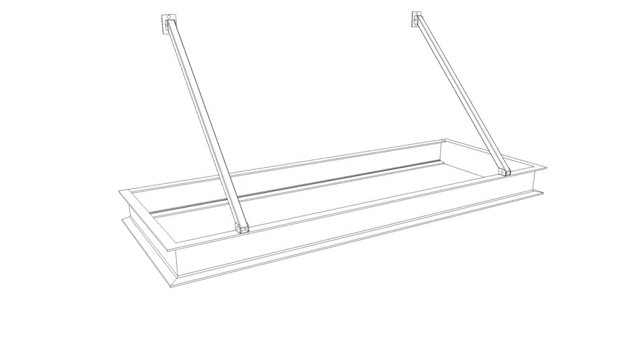 Low Poly Steel Canopy Frame | 3D Warehouse