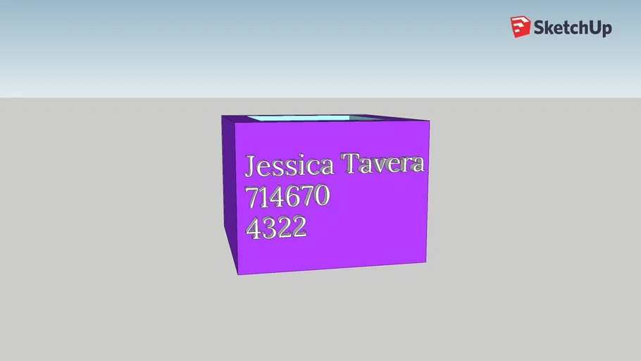 cajita morada | 3D Warehouse