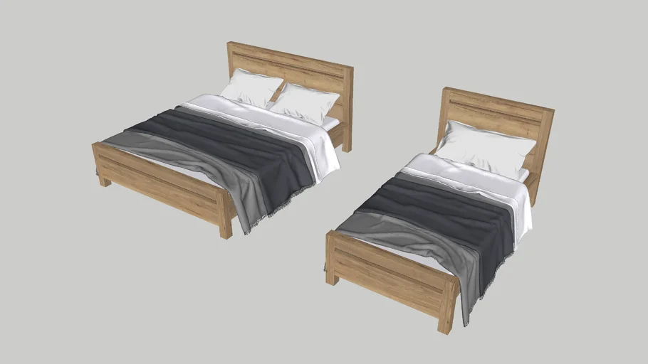 bed set | 3D Warehouse