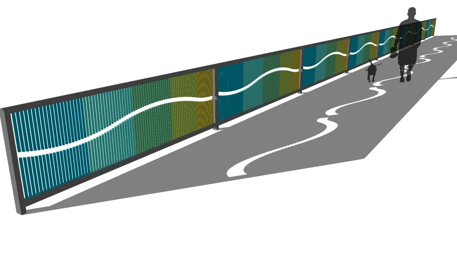 Decorative Railing - Wave | 3D Warehouse