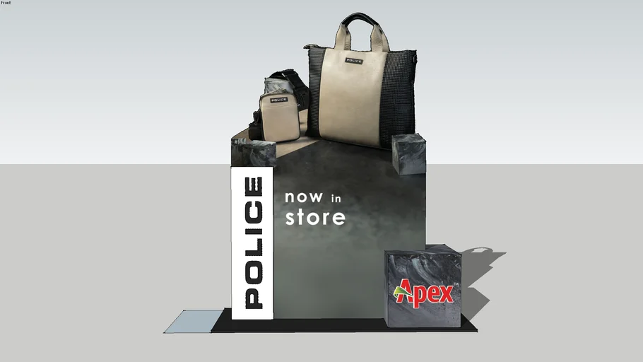 POLICE Cutout Display Board | 3D Warehouse