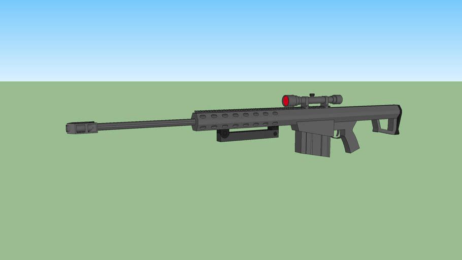 (BARRETT .50 cal) revised version | 3D Warehouse